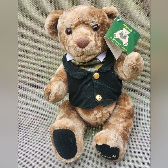 Harrods | Toys | Harrods London Rodney Bear Jointed Plush Toy | Poshmark